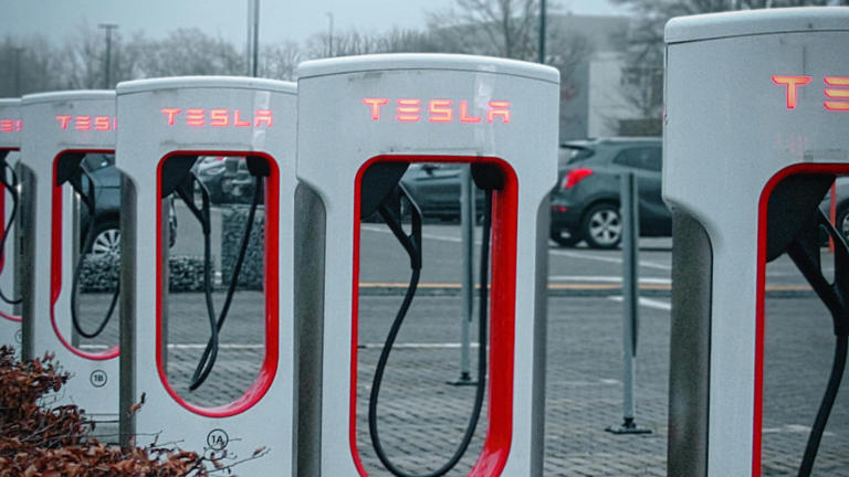 Tesla opens its biggest solar-powered Supercharger station
