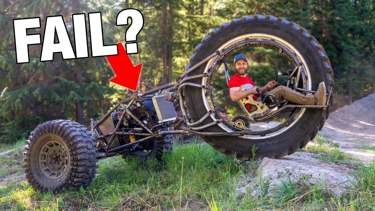 Monster truck tricycle failure!