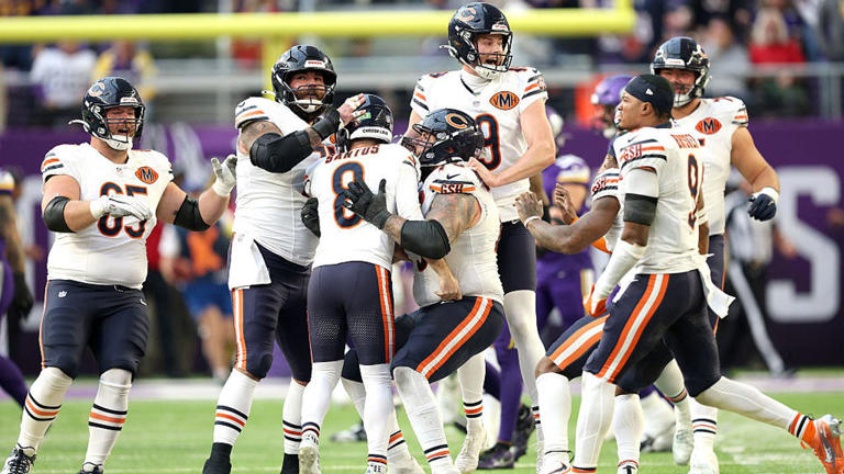 Walk off winner!! Chicago Bears 19, Minnesota Vikings 17: Final score ...