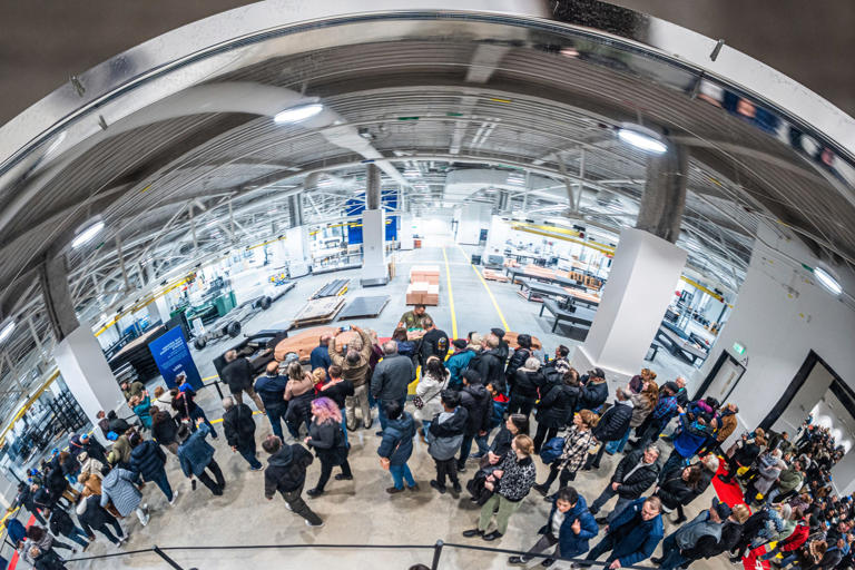 Public admires Ford's new world headquarters at open house