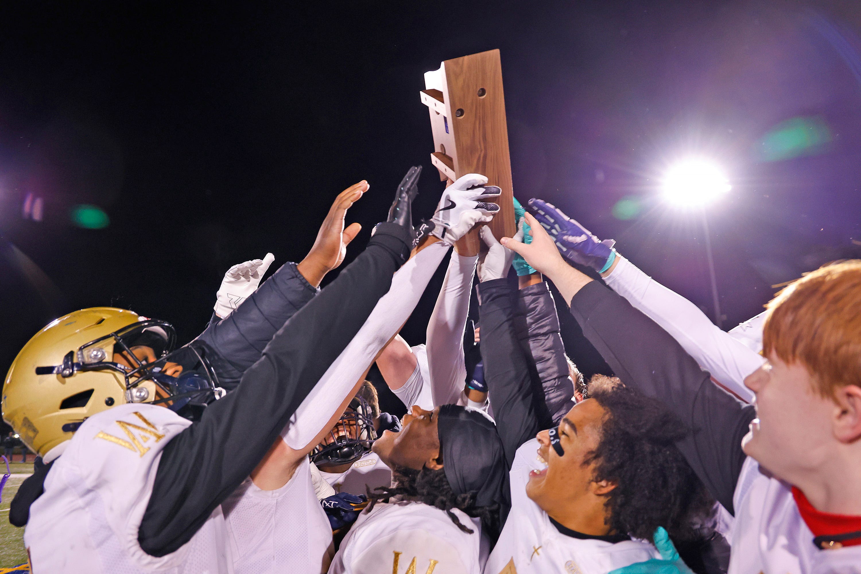 MIAA high school football state semifinal schedule. Gillette is one win ...