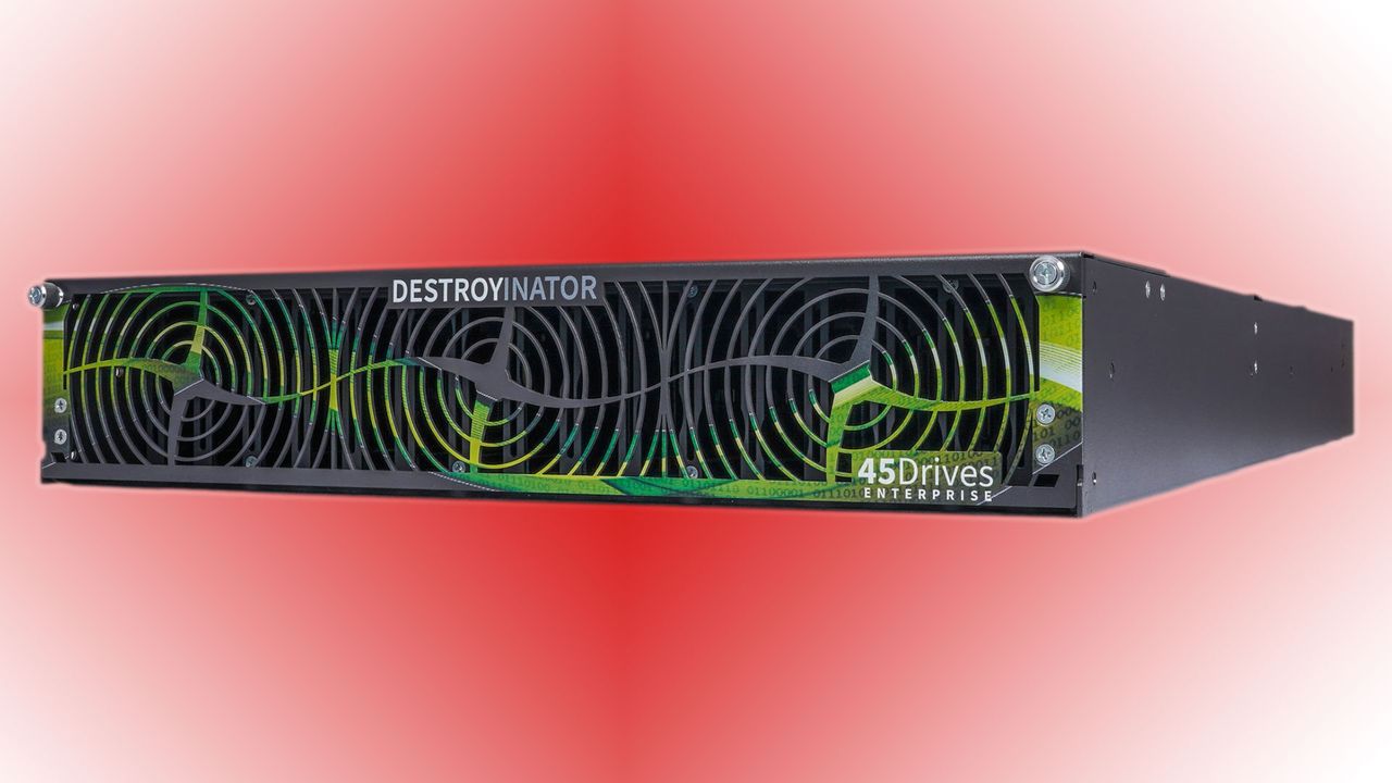 The NVMe Destroyinator can wipe 16 NVMe drives simultaneously at speeds ...