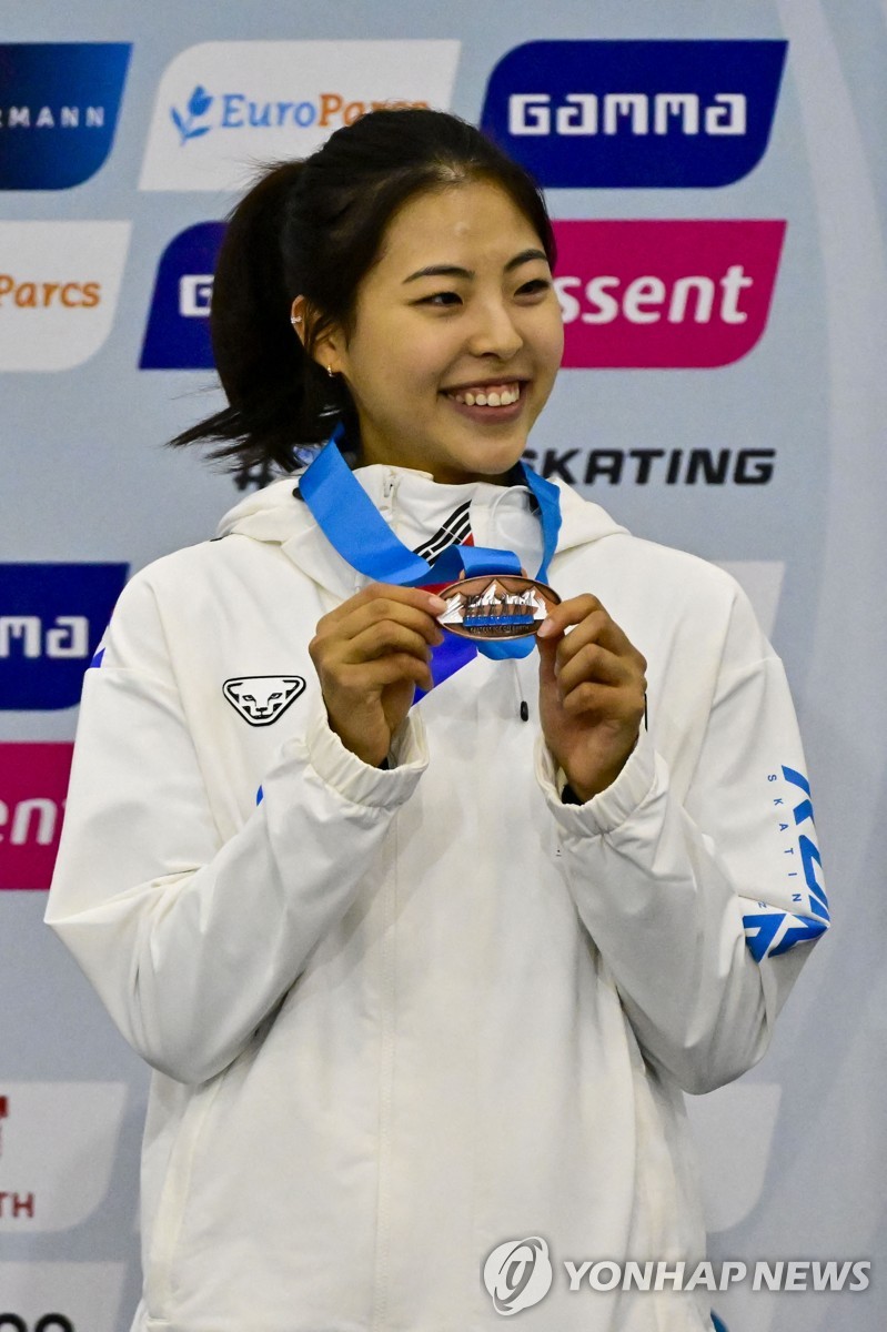 Speed skater Kim Jun-ho breaks nat'l record in men's 500m