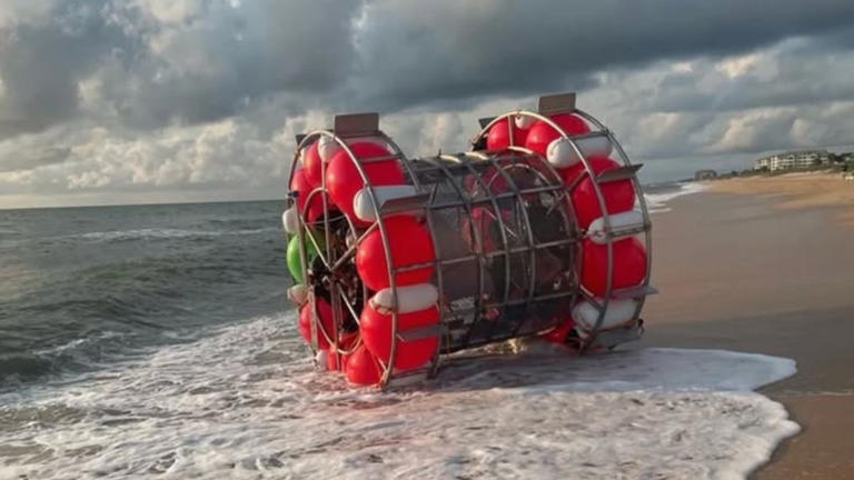 Did Florida man attempt to cross the Atlantic in hamster wheel?