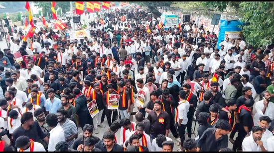 TVK holds state-wide protest against SIR in TN, slams DMK