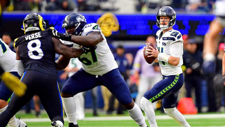 Sam Darnold feeding ugly narrative with 3 interceptions as Seahawks ...