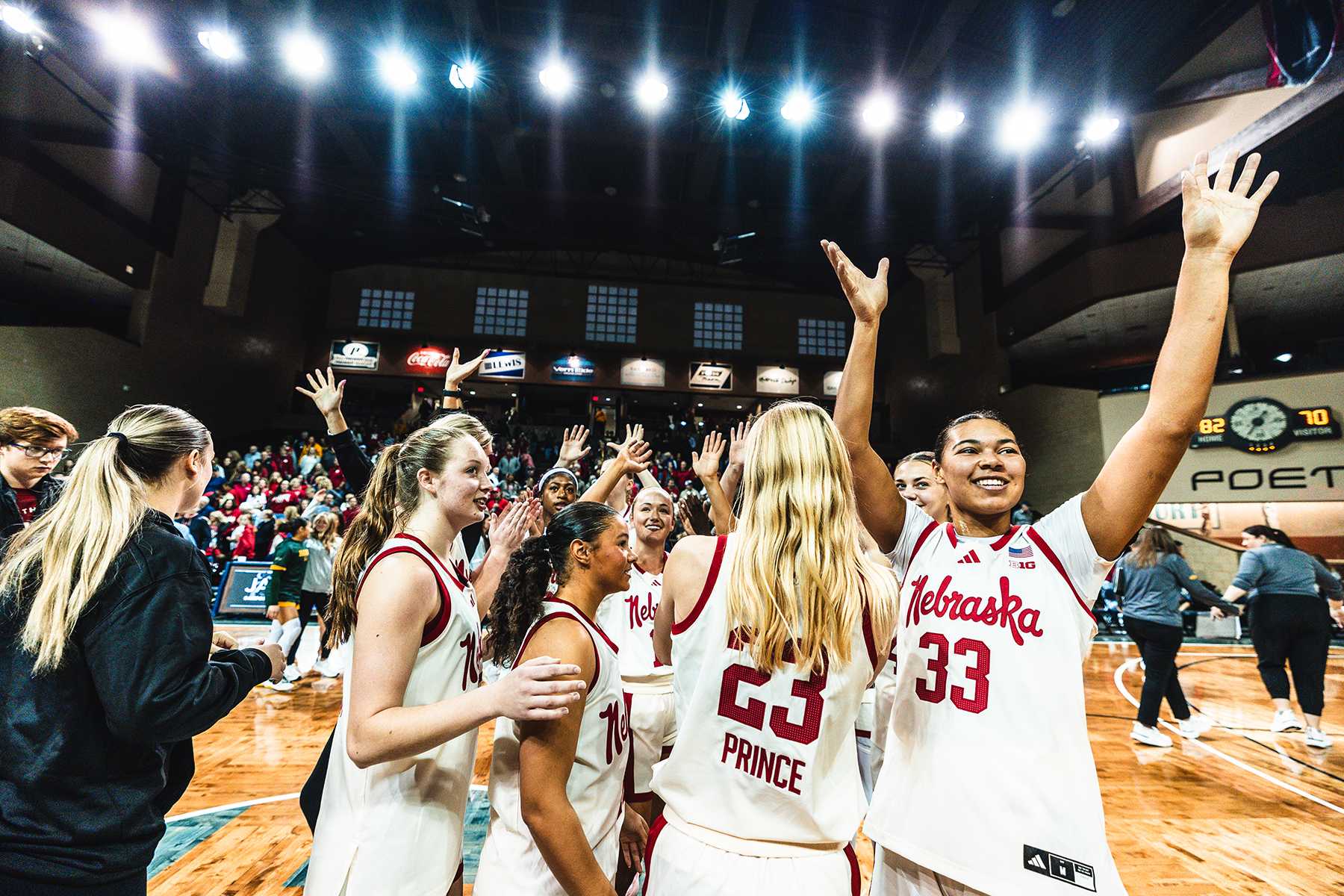 Husker women beat NDSU
