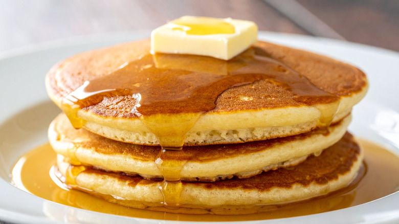 The Unique Flour Combo That Makes Cracker Barrel Pancakes So Delicious