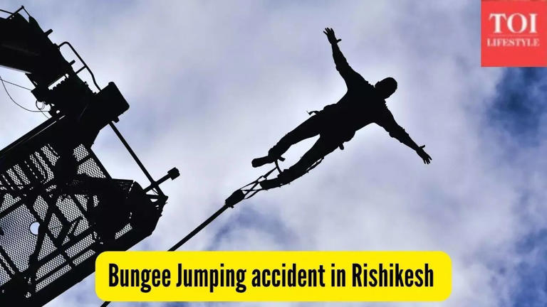 Viral Rishikesh bungee jump accident: Rope breaks mid-air, tourist ...