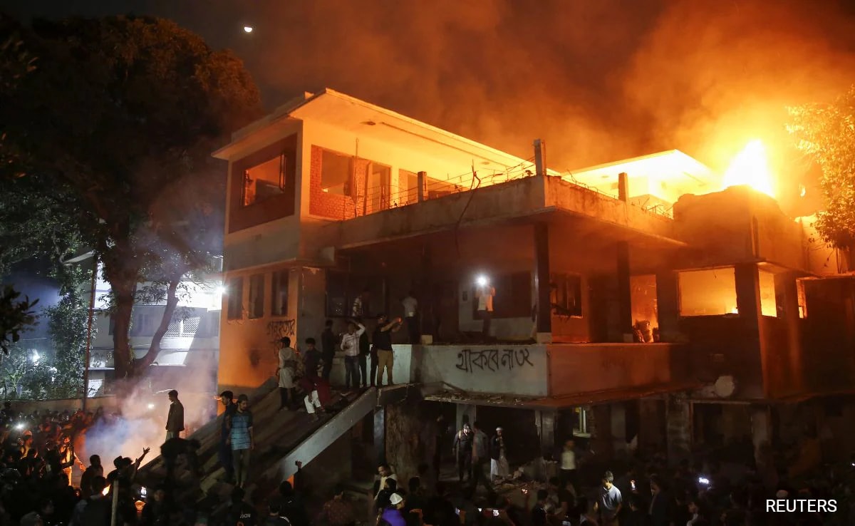 "Attempt To Erase Legacy": Sheikh Hasina On Father's House Being Vandalised