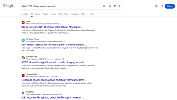 Rumor has it NYPD officers coordinated mass resignation after Mamdani's ...