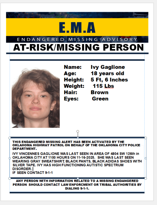 UPDATE: Endangered Missing Advisory issued for 18-year-old girl found