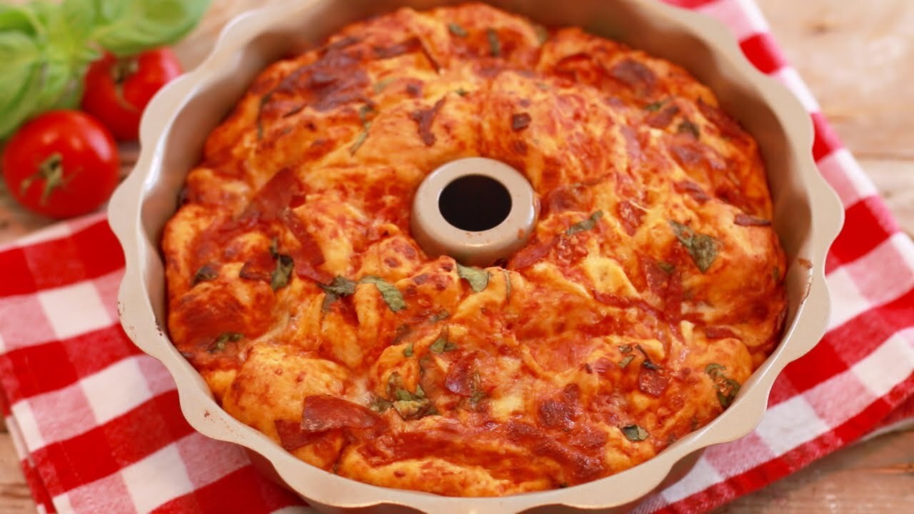 Pizza Monkey Bread (Pull-Apart Bread) - Gemma's Bigger Bolder Baking Ep 129