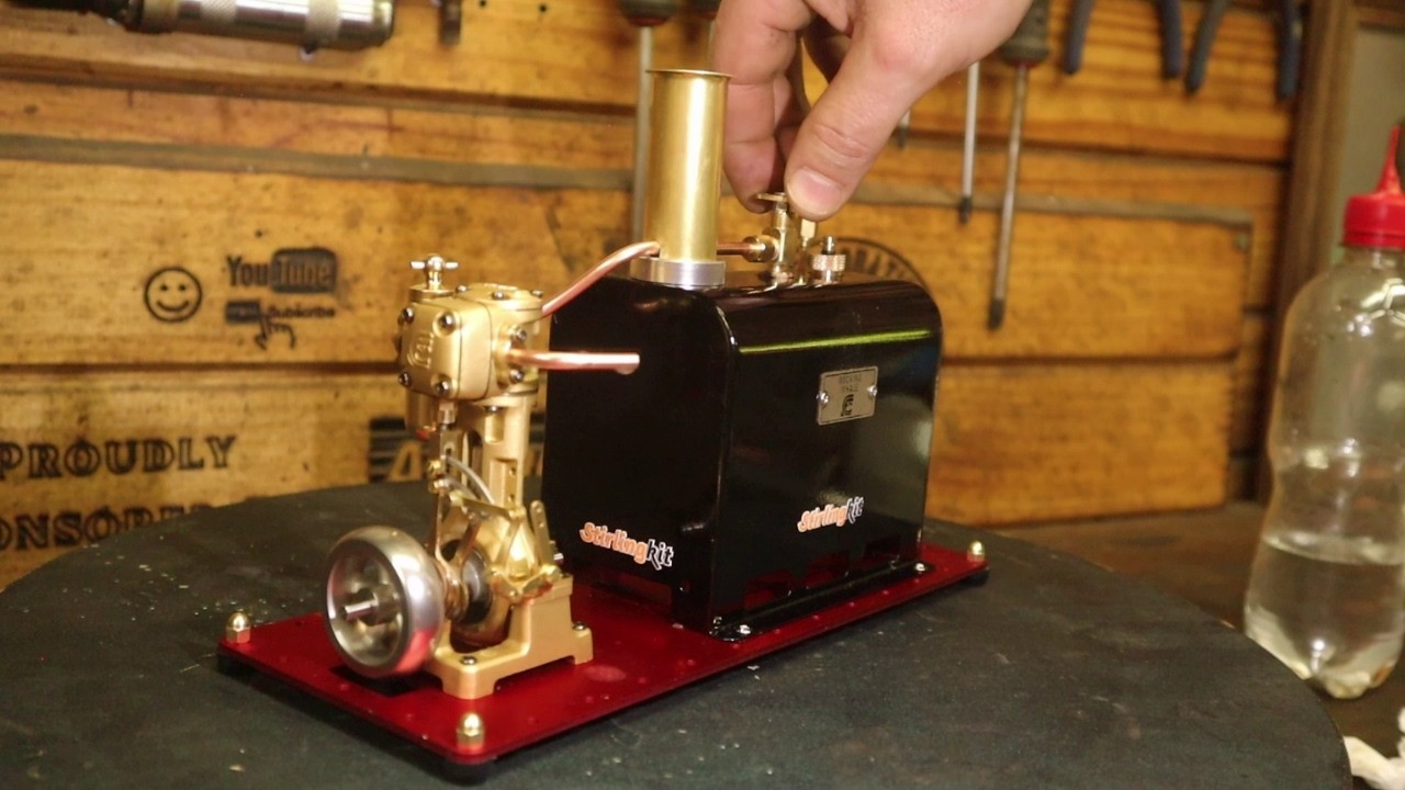 DIY Live Steam Engine Runs Like a Beast