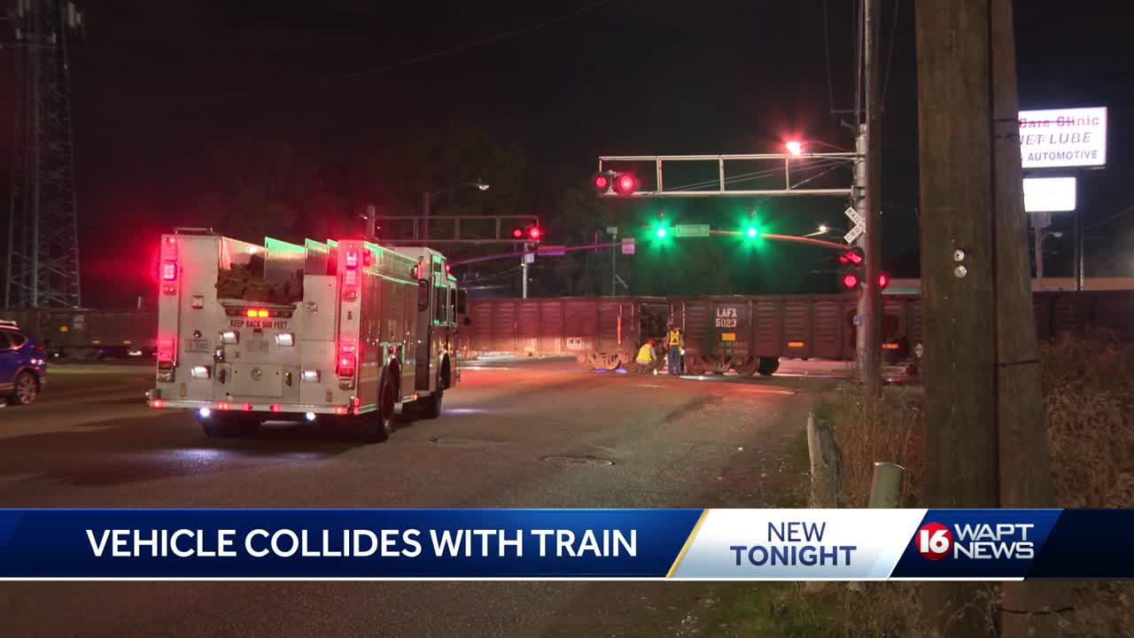 Police respond to train collision involving vehicle