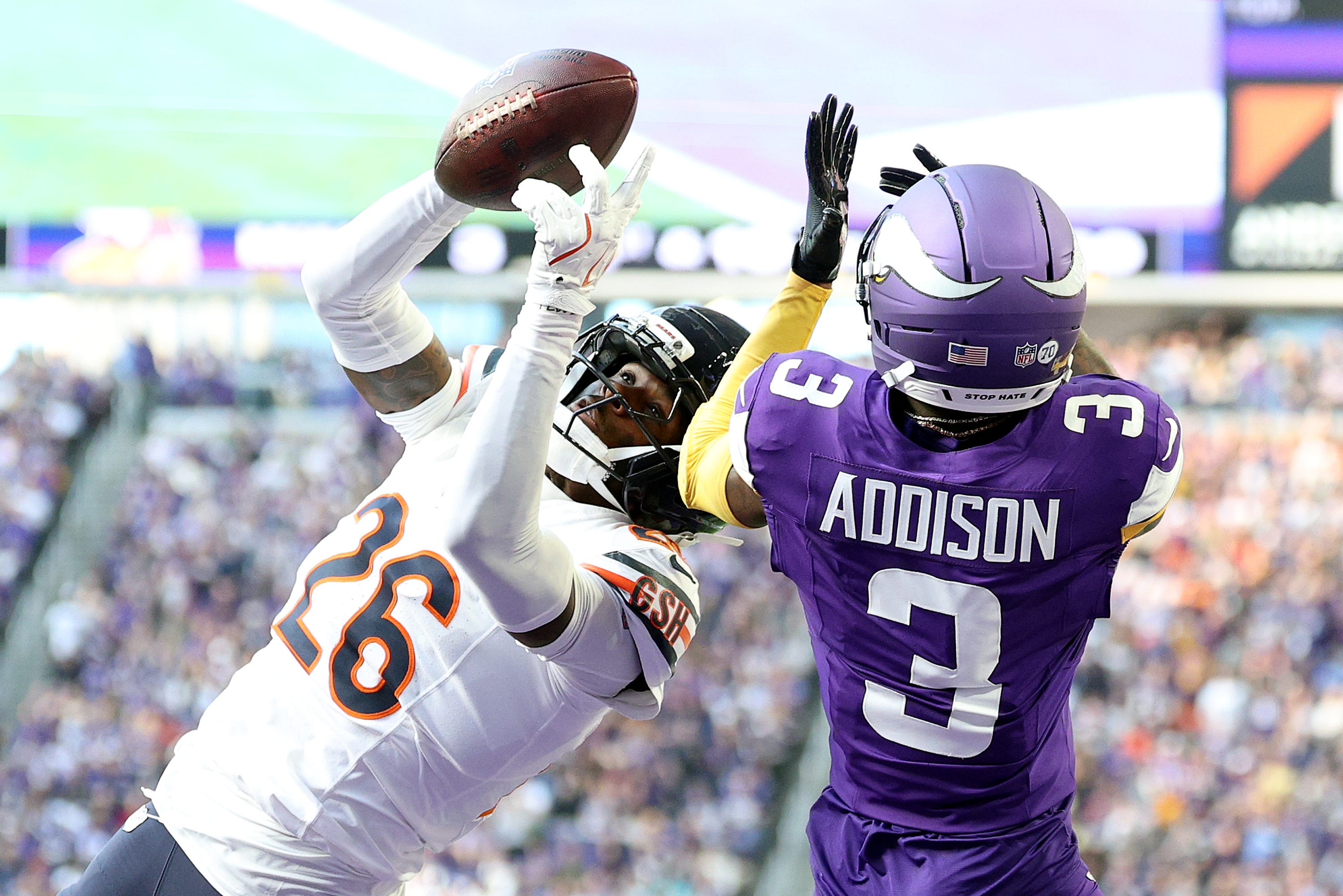 5 plays that stood out from Bears' Week 11 win vs. Vikings