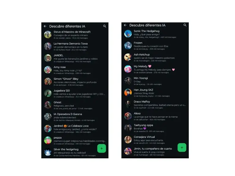 WhatsApp: Así puedes chatear con tarotistas, maestros y celebridades ...