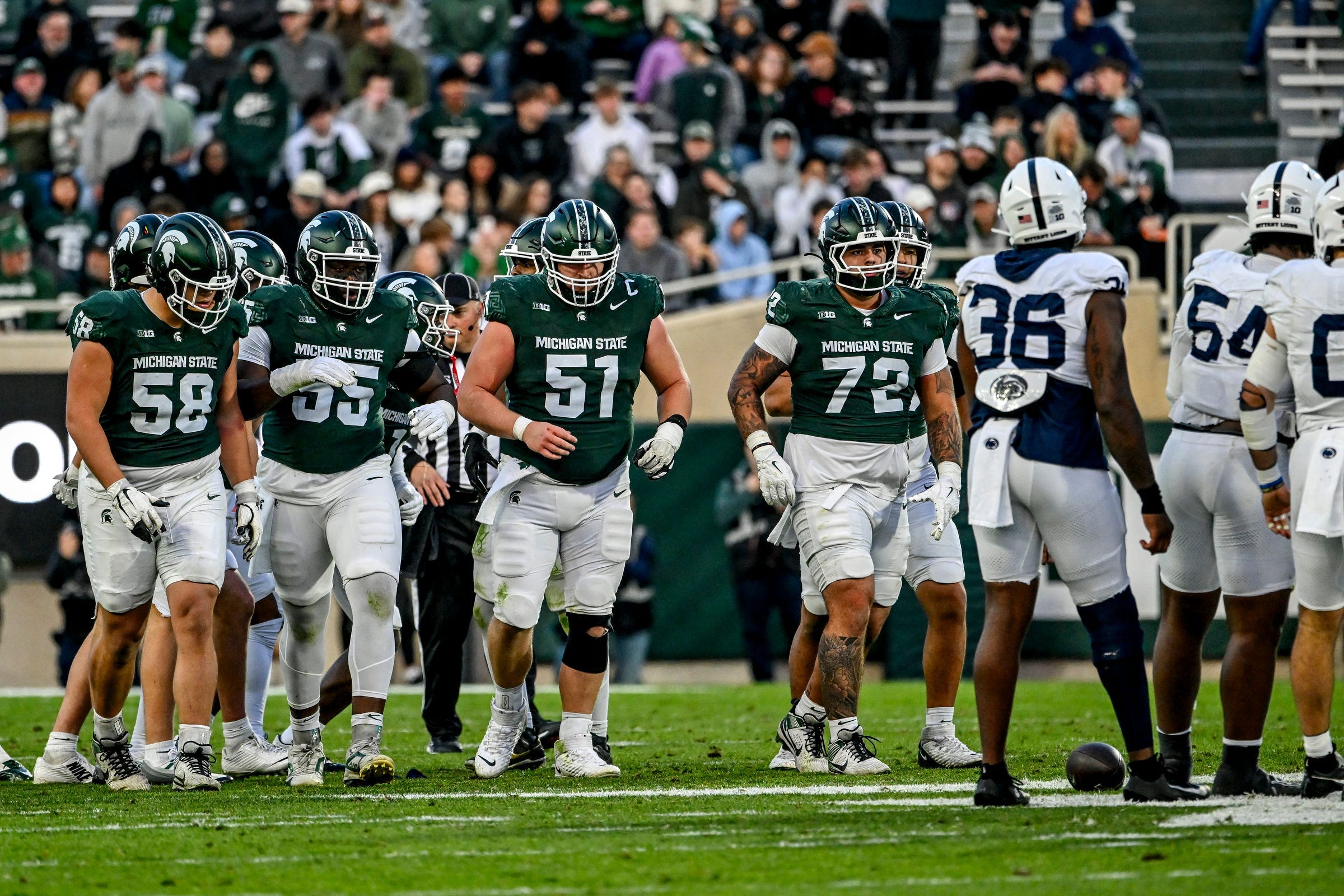 Michigan State football picks up in-state offensive line commitment