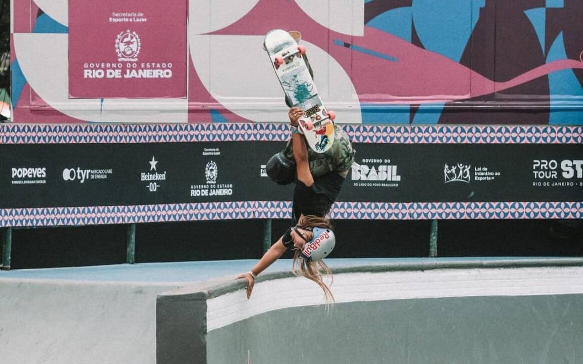 Sky Brown quebra recorde e vence STU Pro Tour do Rio; Raicca é vice