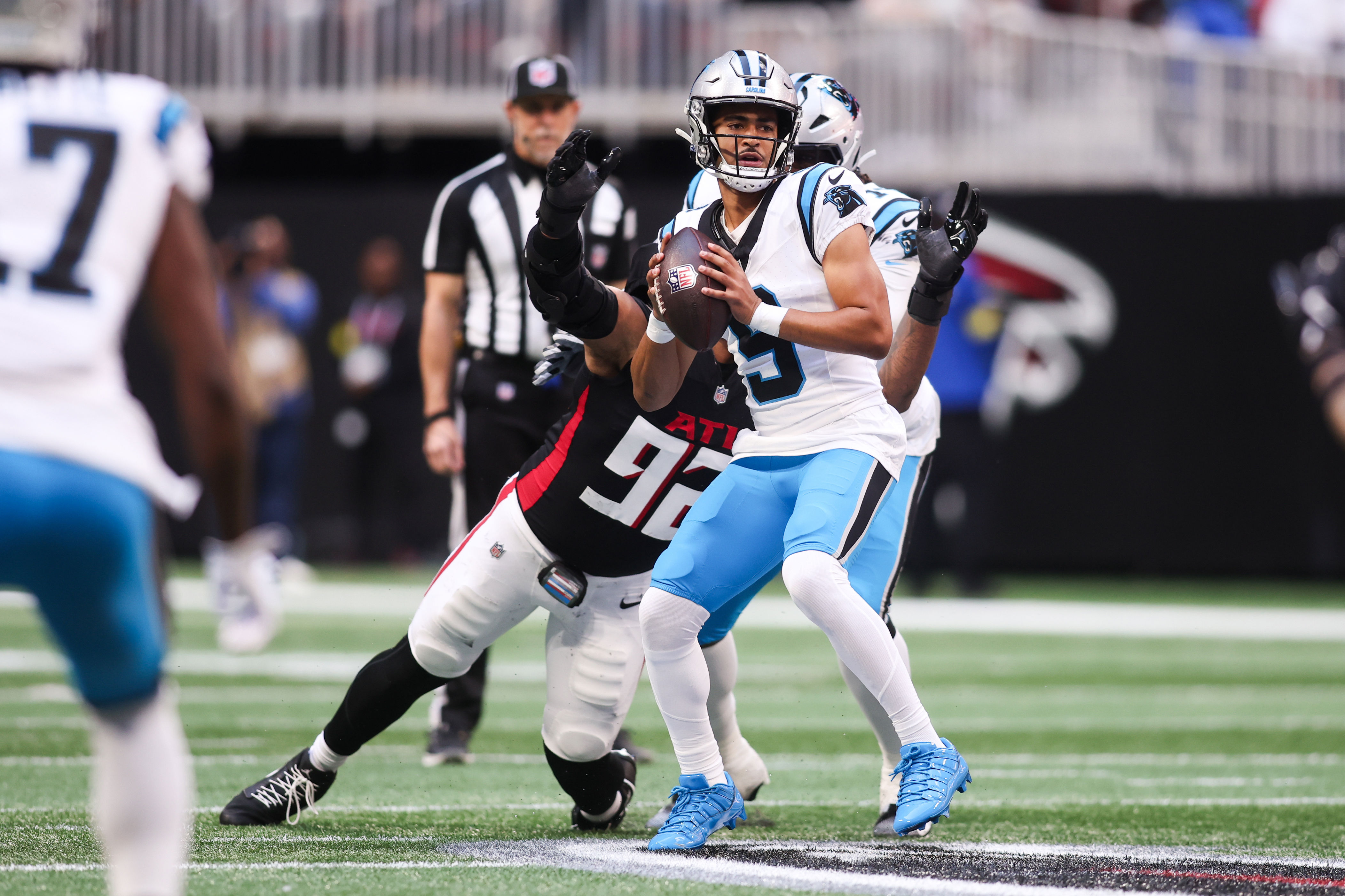 Bryce Young returns after early ankle injury, leads Panthers to ...