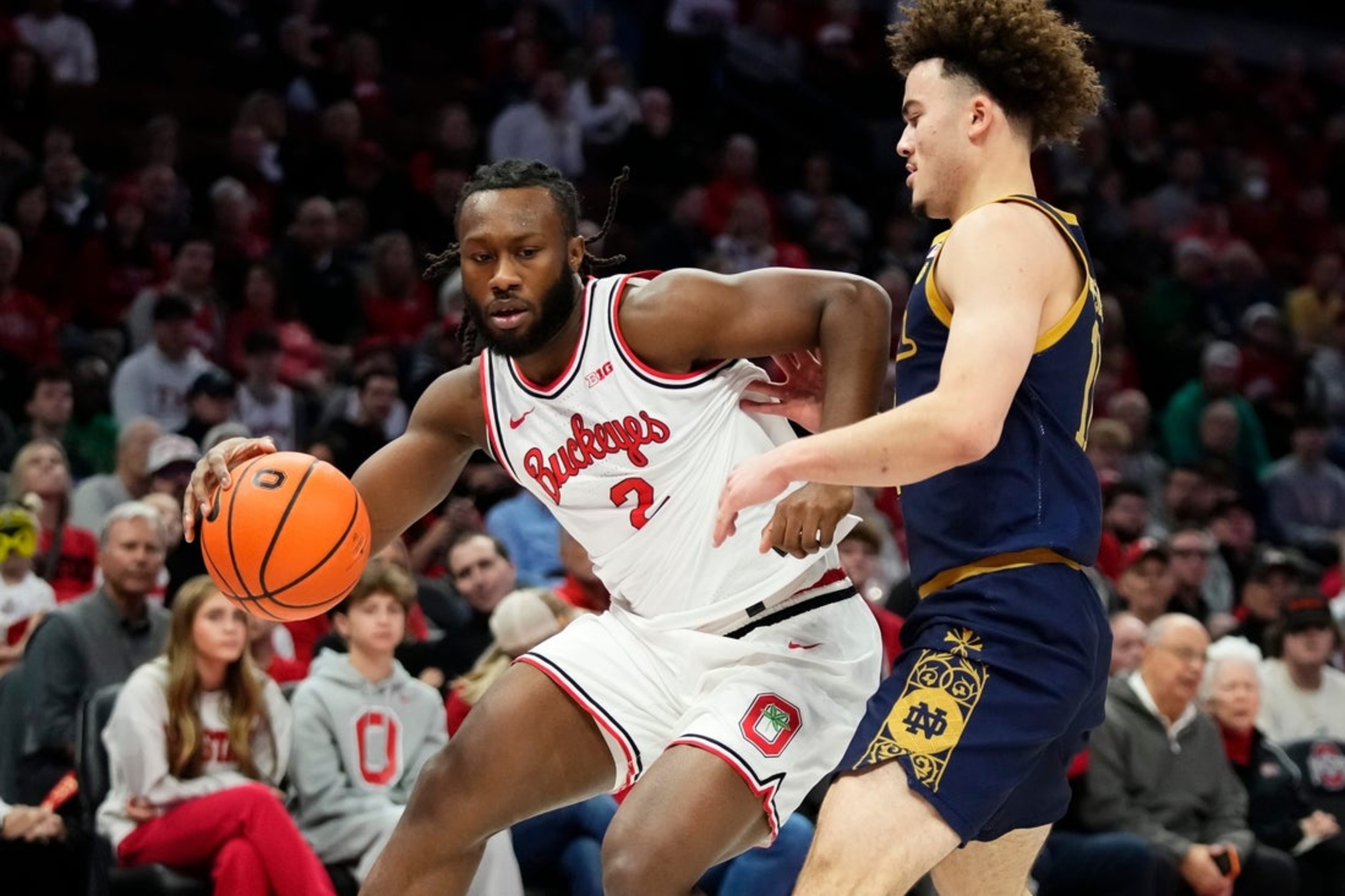 Christoph Tilly layup gets Ohio State past Notre Dame