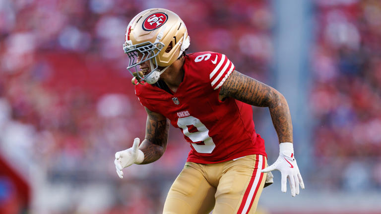 Big Skyy Moore kickoff return sets up Christian McCaffrey TD, 49ers up 7-0