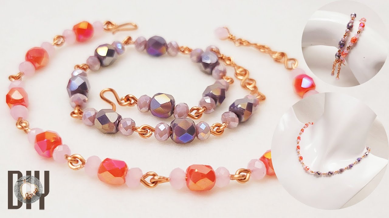 How to make basic bracelet | Beginner | necklace | simple | bead ...