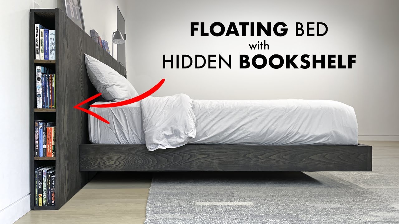 Building a floating bed yourself