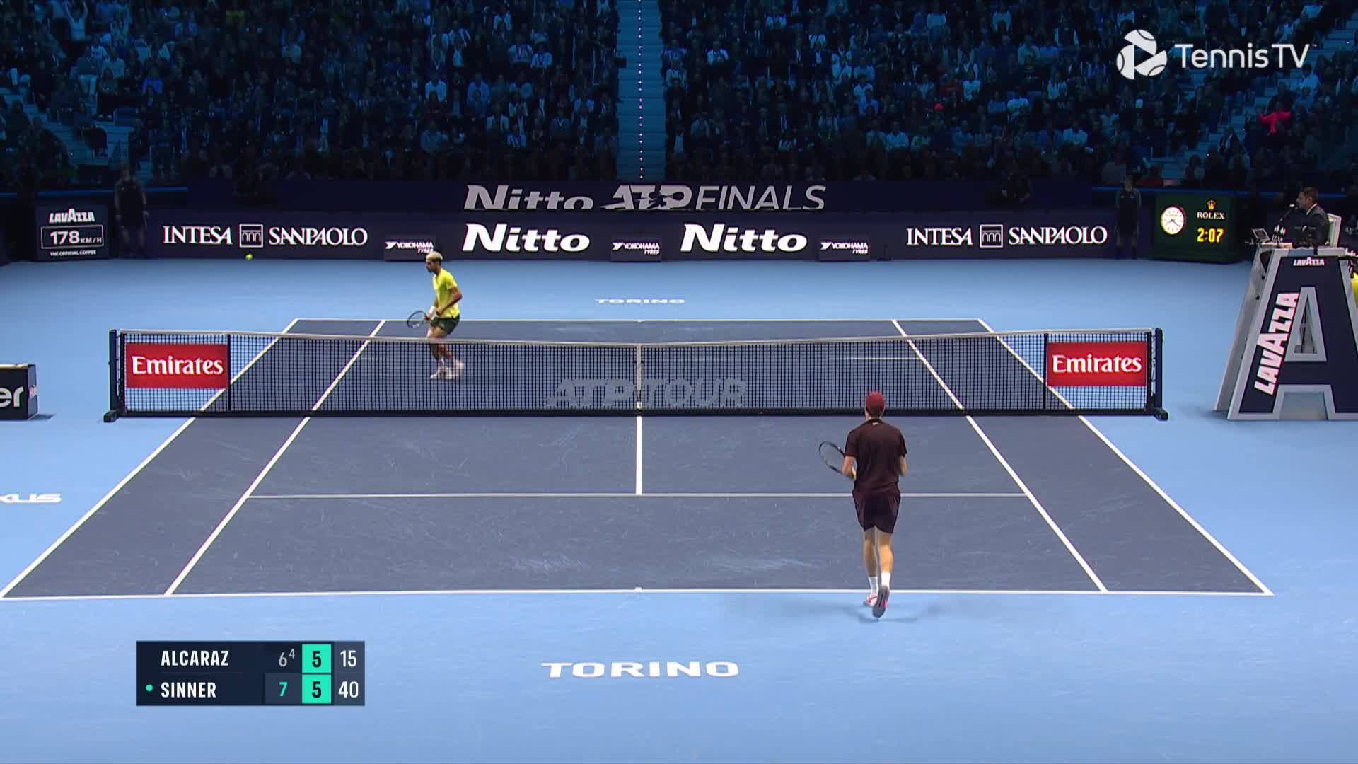 Turin 2025 Final Highlights | Carlos Alcaraz vs. Jannik Sinner