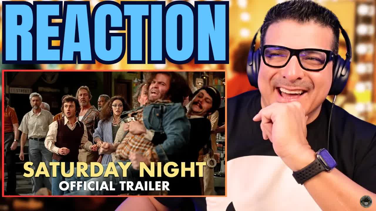 Saturday night | Official trailer reaction | Sony Pictures | Saturday ...