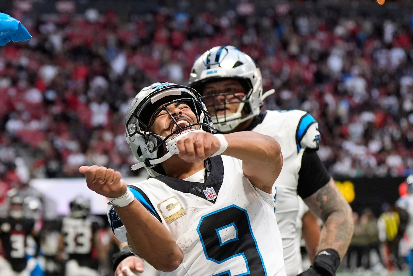 Bryce Young passes for franchise-record 448 yards to lift Panthers to ...