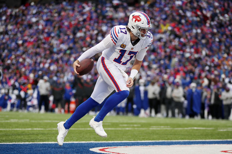 Josh Allen and Baker Mayfield stats in Bills vs. Buccaneers game in Week 11