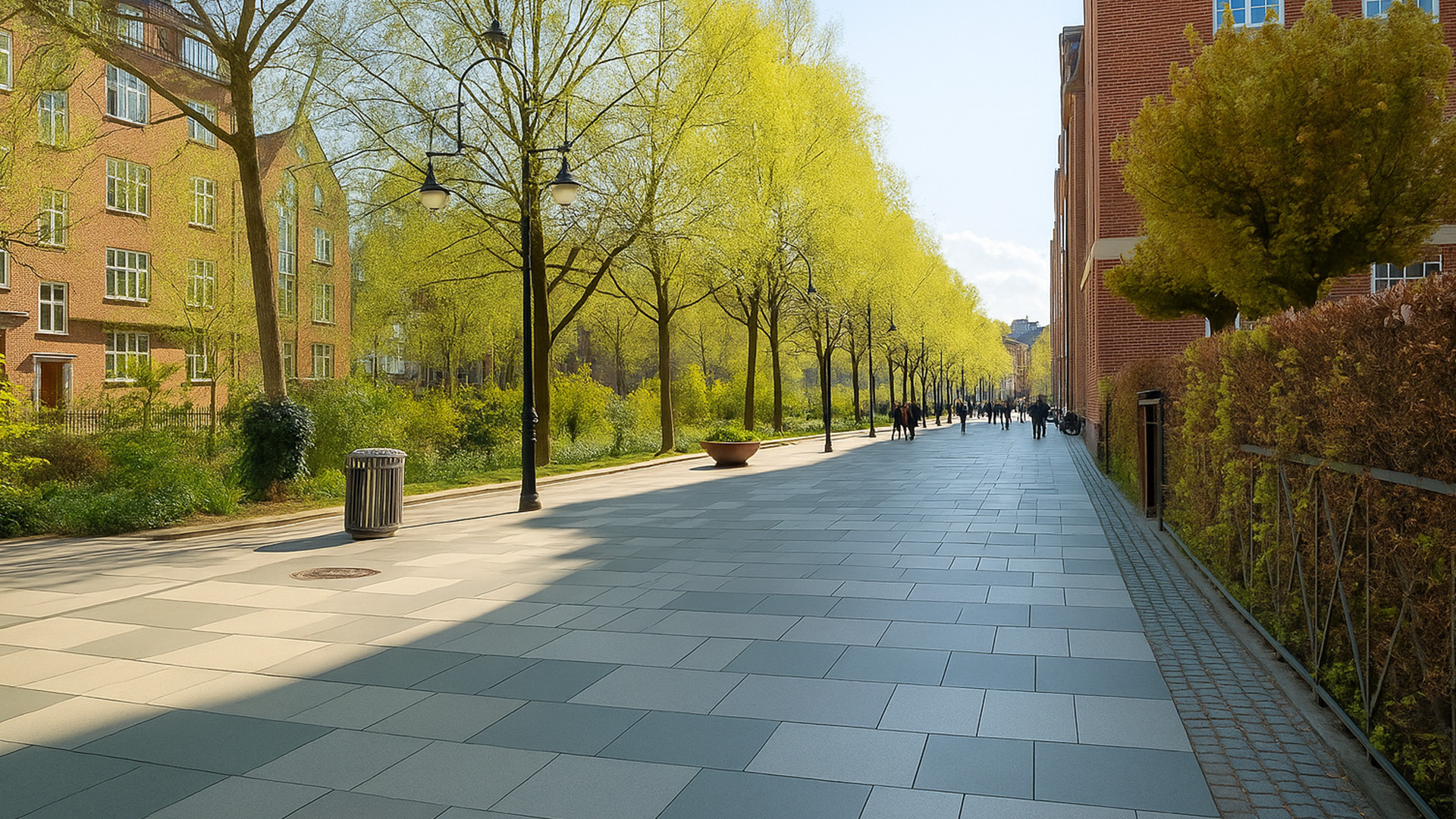 Walking from Aarhus City Center to the Park