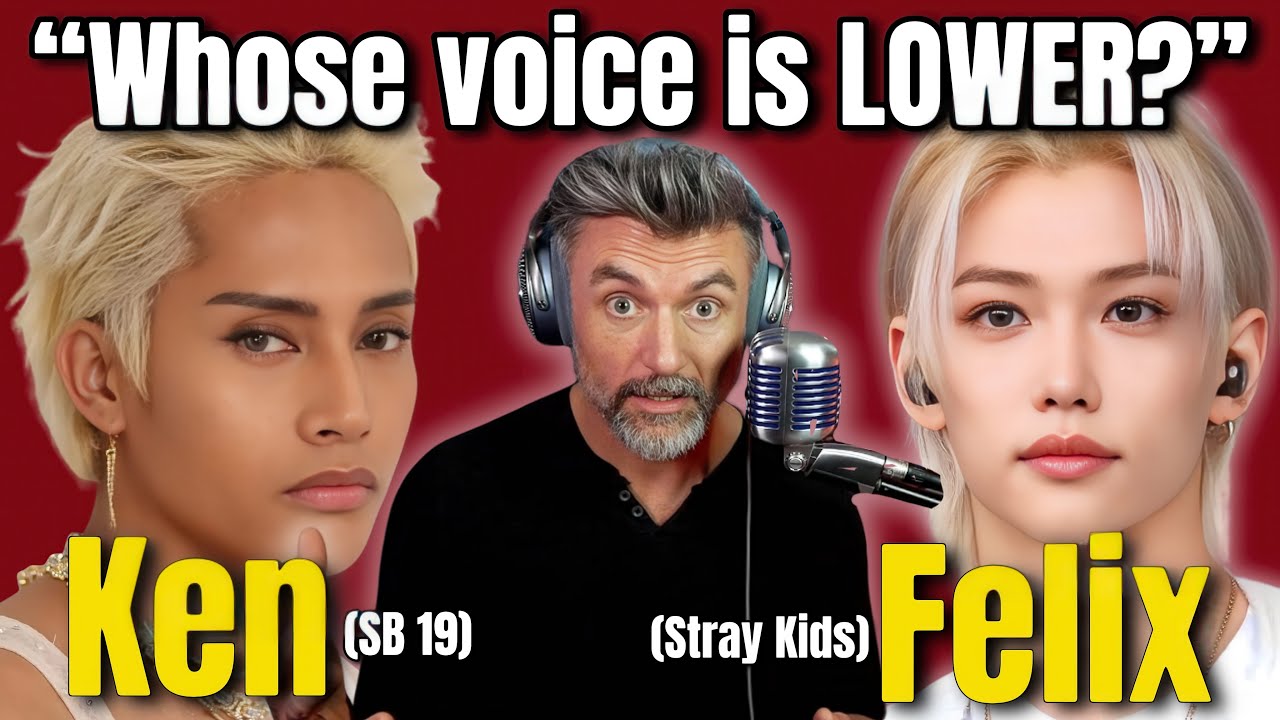 Pro Vocal Coach Celebrates & Compares Low Voices of Felix (Stray Kids ...