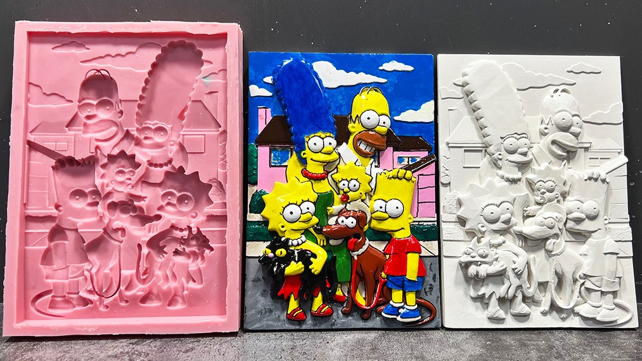 Create Simpsons Figures at Home with This Easy DIY Silicone Mold Trick
