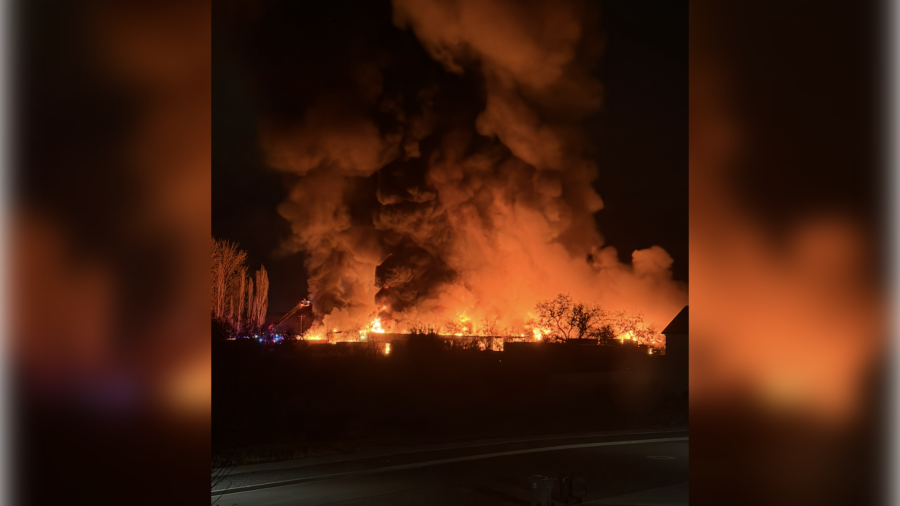 Major fire breaks out at American Fork honey farm
