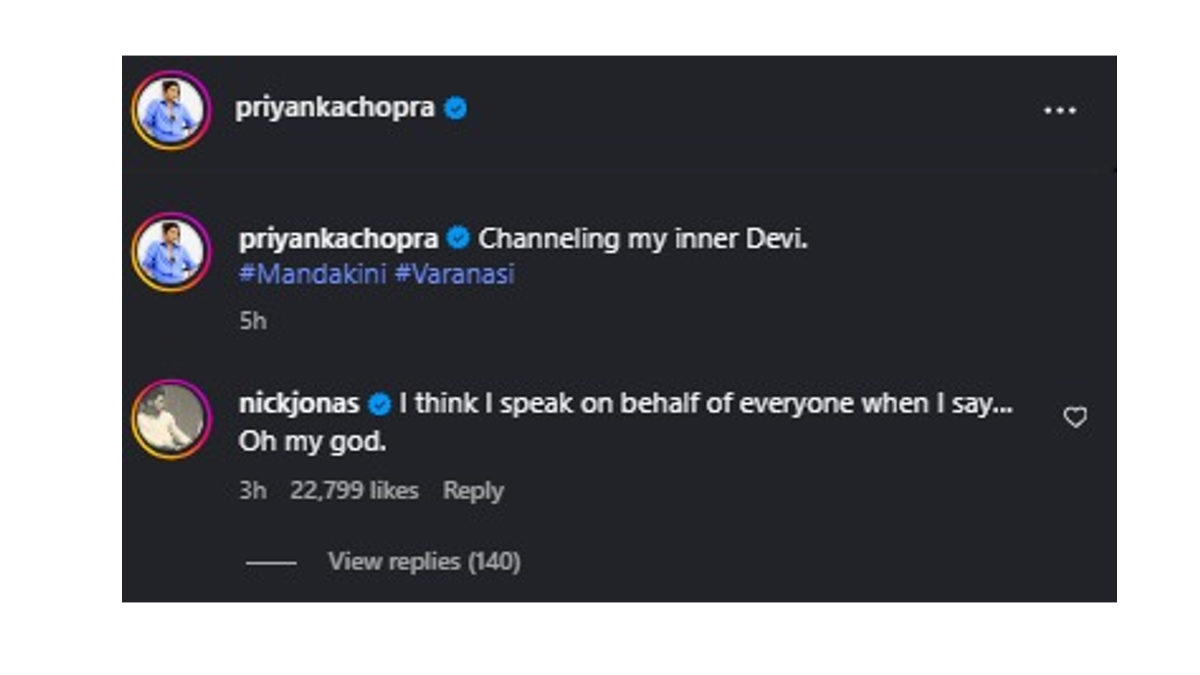 Nick Jonas Goes ‘Oh My God!’ Over Priyanka Chopra’s Stunning ...