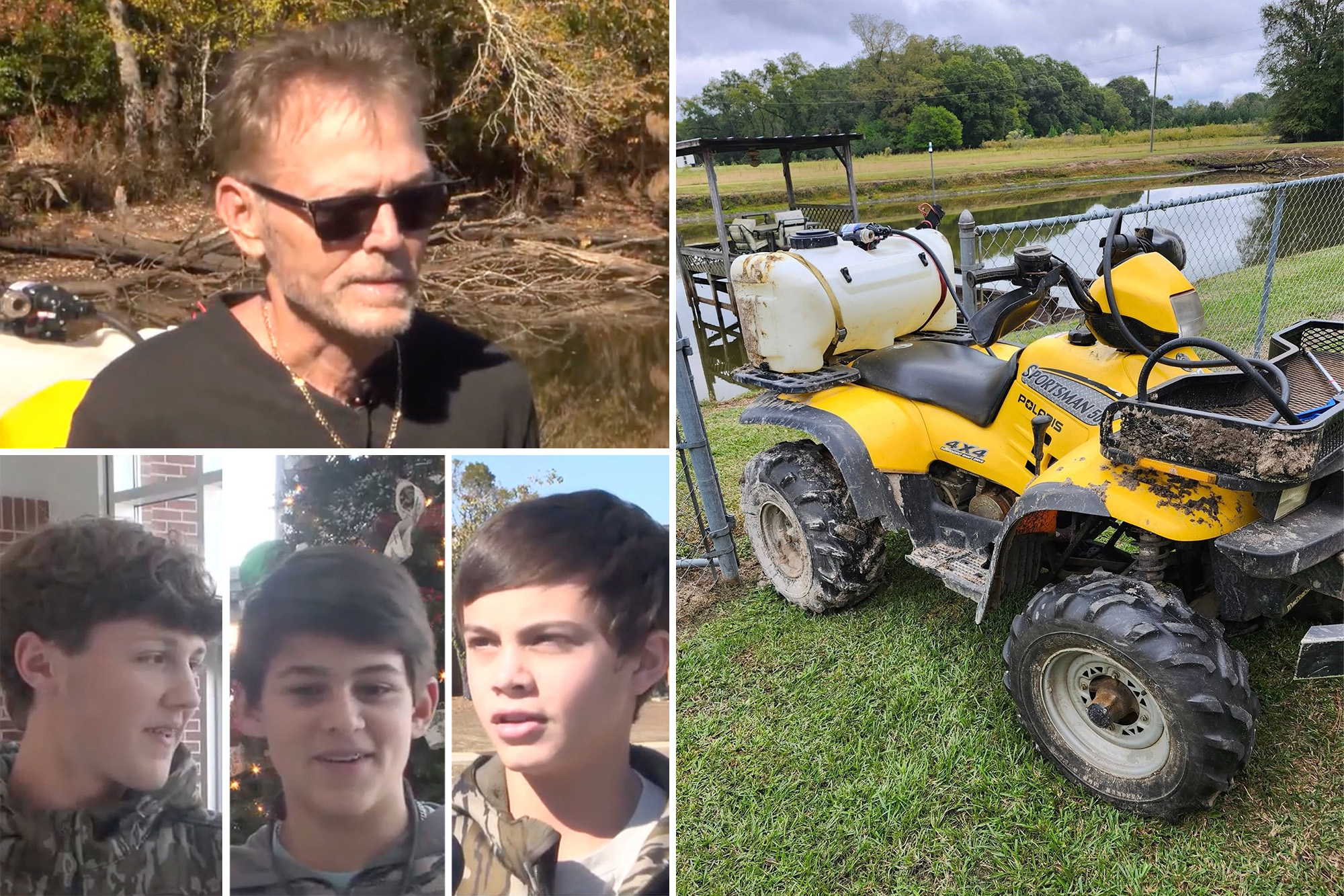 Heroic teens help save Georgia man from drowning in freak ATV spill ...