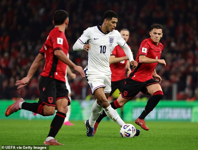 England's most dangerous player in 2-0 win over Albania - and Thomas ...