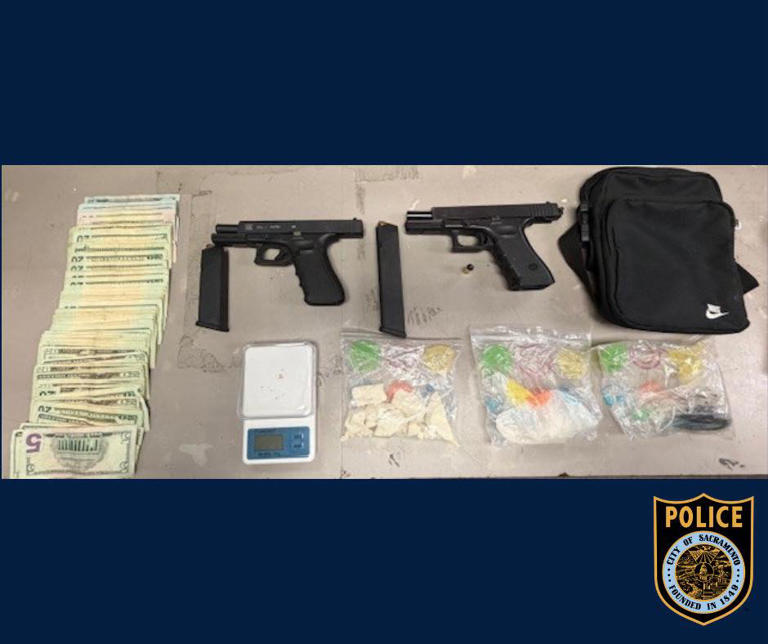 Sacramento police seize large amounts of drugs, guns in joint operation