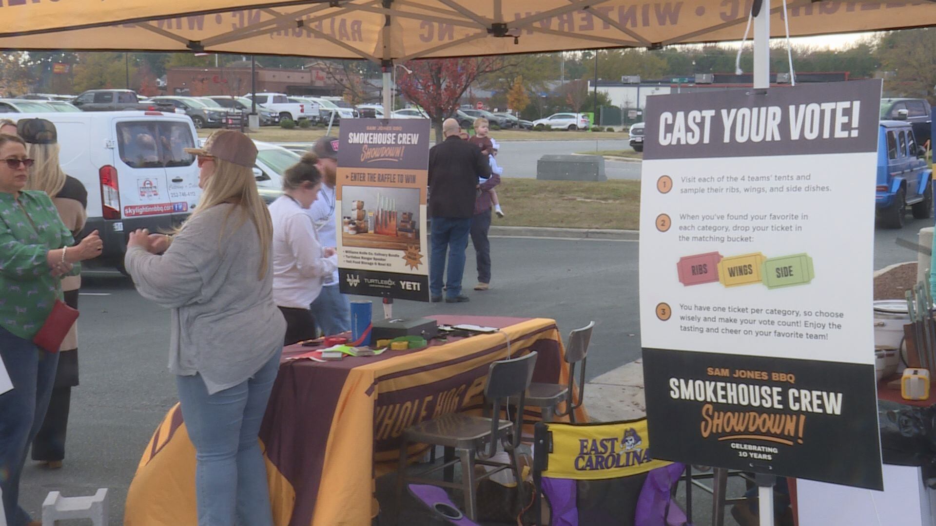 Greenville community gives back during Sam Jones BBQ anniversary and ...