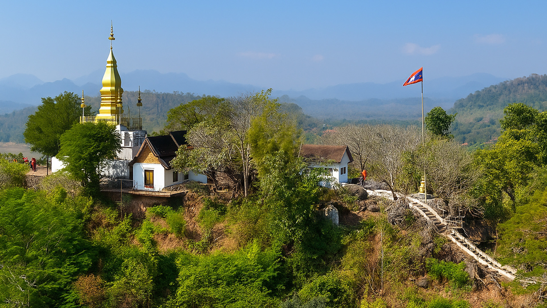 Exploring Temples in Luang Prabang, Laos