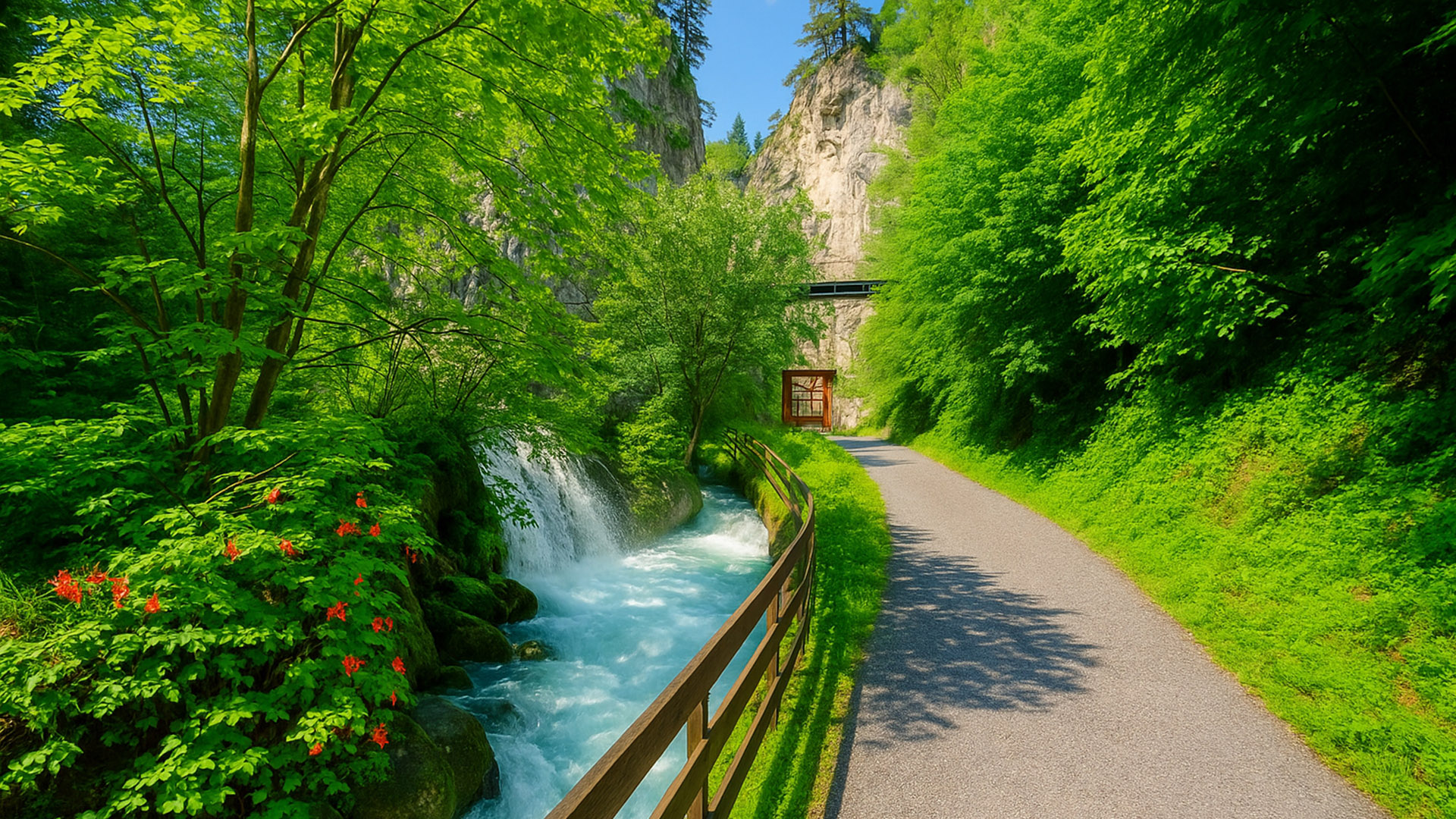 Exploring Rosengartenschlucht: Scenic Gorge in Austria (4K)