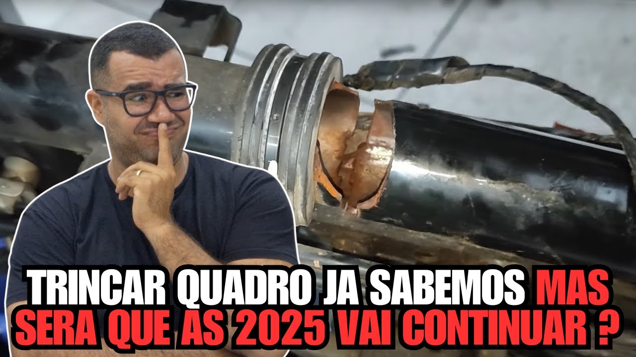 Chassi da Fazer 250 FZ25 foi corrigido ou ainda trinca?