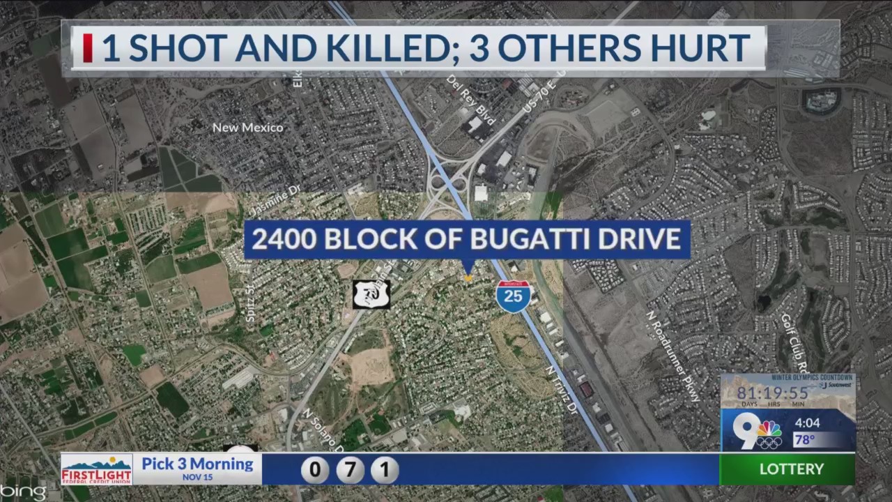 1 dead, 3 hurt in shooting at house party