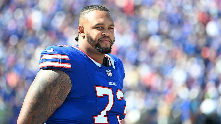 Dion Dawkins gives brutally honest message to Keon Coleman after benching