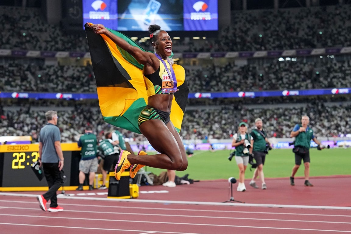 Powerful photos highlight Jamaican sprint superstar Shericka Jackson