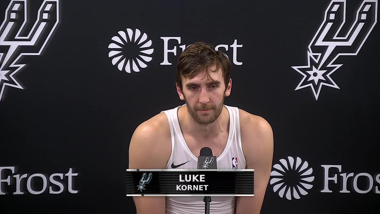 SAC 110, SAS 123: Luke Kornet Postgame Media Availability