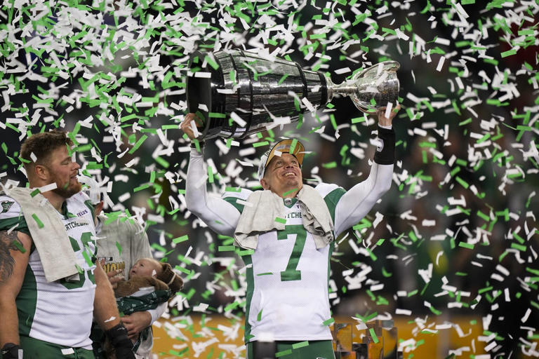 Riders beat Als 25-17 to give MVP Trevor Harris his first Grey Cup as a ...