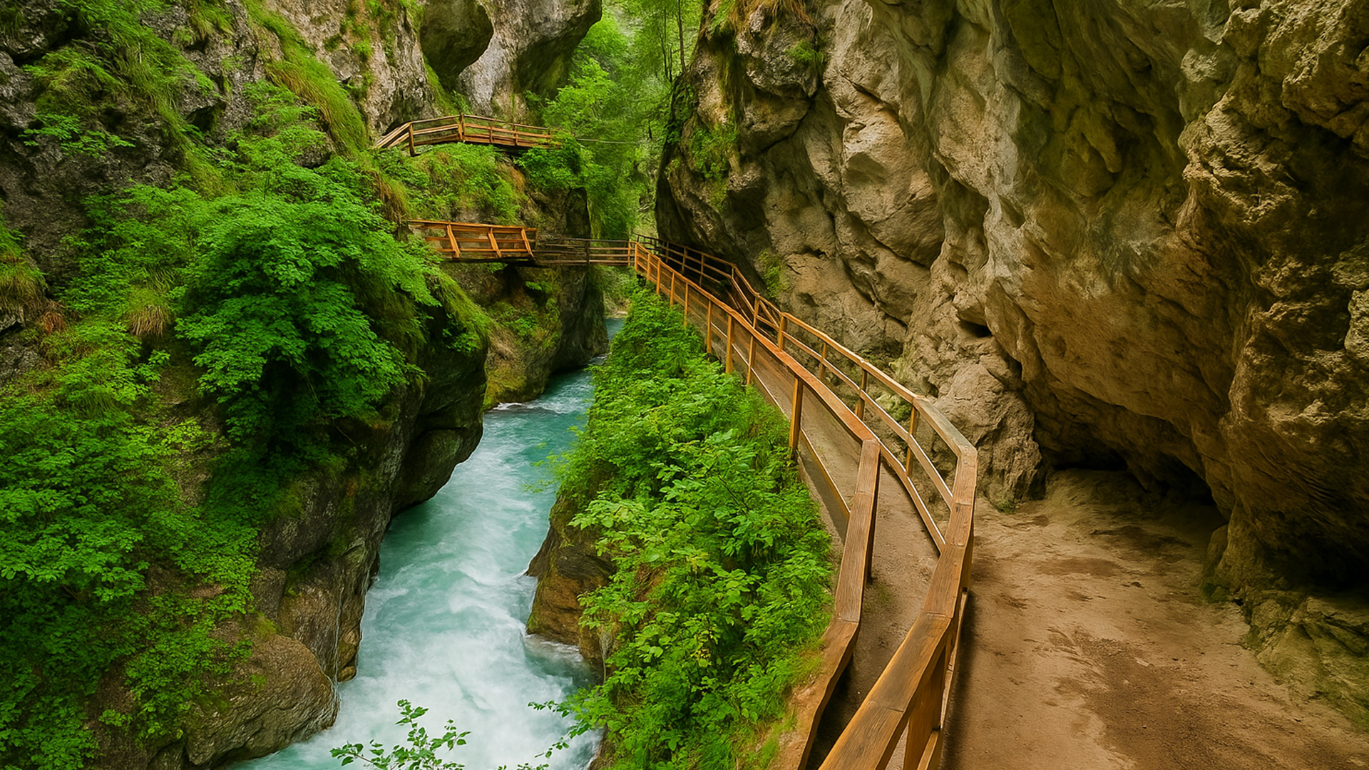 Rosengartenschlucht Imst: Alpine Gorge Experience (4K)
